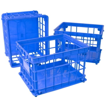 Sterilite File Crate, Plastic, Black, Set of 6 - Walmart.com