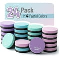 Mr. Pen- Mini Dry Erase Eraser, 24 Pack, Pastel Colors, Round Magnetic ...