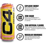 Cellucor C4 Energy Drink, STARBURST Strawberry, Sugar-Free, Pre-Workout ...