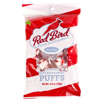 Red Bird Soft Peppermint Puffs, Individually Wrapped Candy, Non-GMO ...