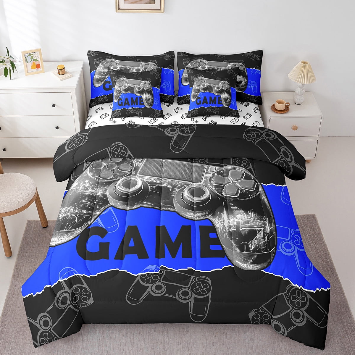 Click here for Erosebridal Boys Gamepads Bedding Sets Twin Size v... prices
