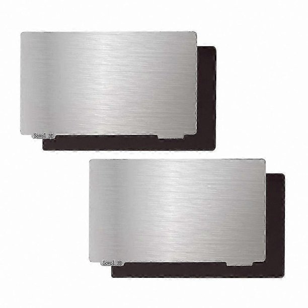 2-Pack Flexible Steel Build Plate for LCD SLA 3D Printers, 140x84mm ...