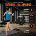 Cardio Flex 100kg Capacity Fixed Incline Walking Pad Remote Control ...