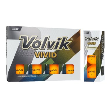Volvik S4 Golf Balls, Green, 4 Pack - Walmart.com