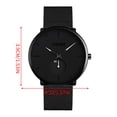Resicozy Watches for Men with Mesh Strap Easy Dial Sport Casual Quartz ...
