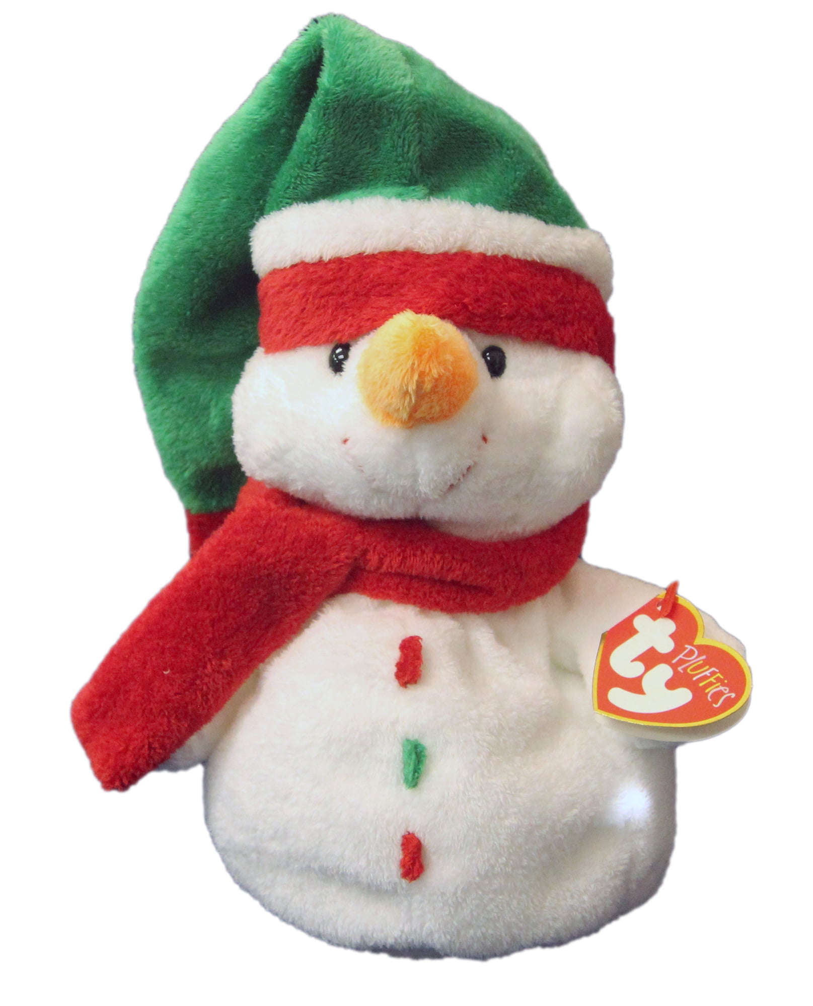 Ty Pluffie: Lil' IceBox the Snowman | Stuffed Animal | MWMT - Walmart.com