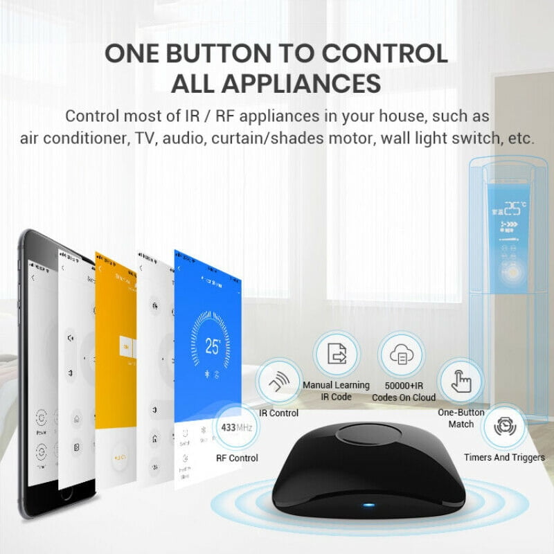 Buy Smart WiFi Infrared RF Universal Remote Controller Home Automation ...