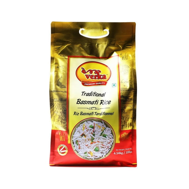 Verka Basmati Rice, 10 lbs - Walmart.ca