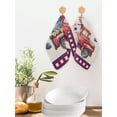 4th of July Truck Kitchen Dish Towels for Drying Dishes Set of 2 ...