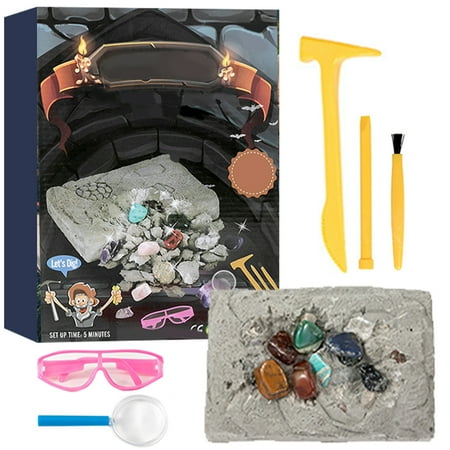 Willstar Gem Digging Kit Complete Gem Mining Tool Kit Interactive ...