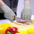 Pack of 6 Cut Resistant Food Grade Safety Work Gloves - Perfect for ...