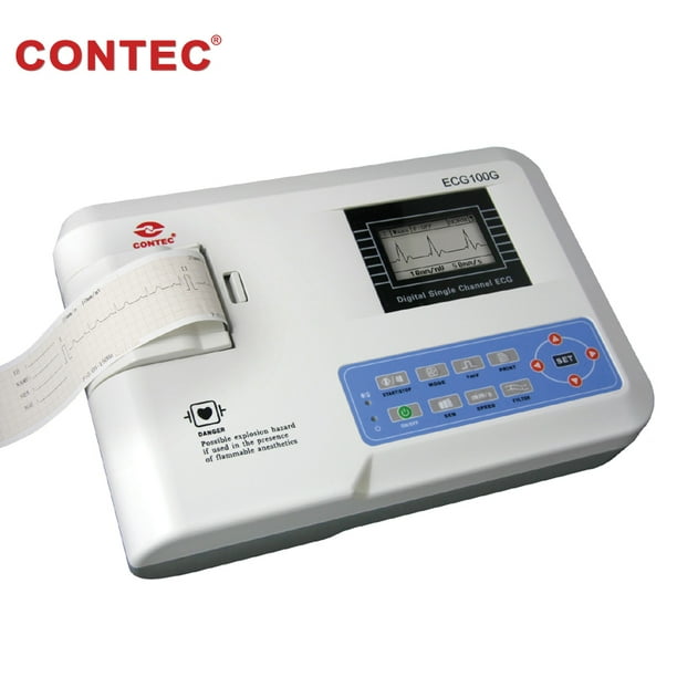 Digital single channel 12-lead ECG/EKG machine Electrocardiograph ...