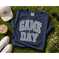 Game Day Comfort Colors Shirt, Checkered Varsity Tee, Cute Trendy ...