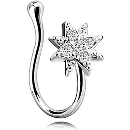 KSCD Fake Nose Rings for Women and Men - Copper African Nose Cuff Non ...