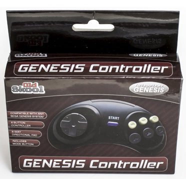 Retro-Bit Official Sega Genesis USB Controller 6-Button Arcade Pad for ...