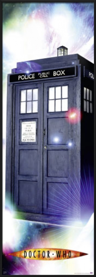 Doctor Who - Framed TV Show Door Poster (The Classic Tardis) (Dr. Who ...