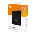 Wd 4tb My Passport Portable External Hard Drive Black Wdbpkj0040bbk