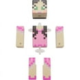 Pink Dress Green Eyed Girl Action Figure Toy, 4 Inch Custom Series ...