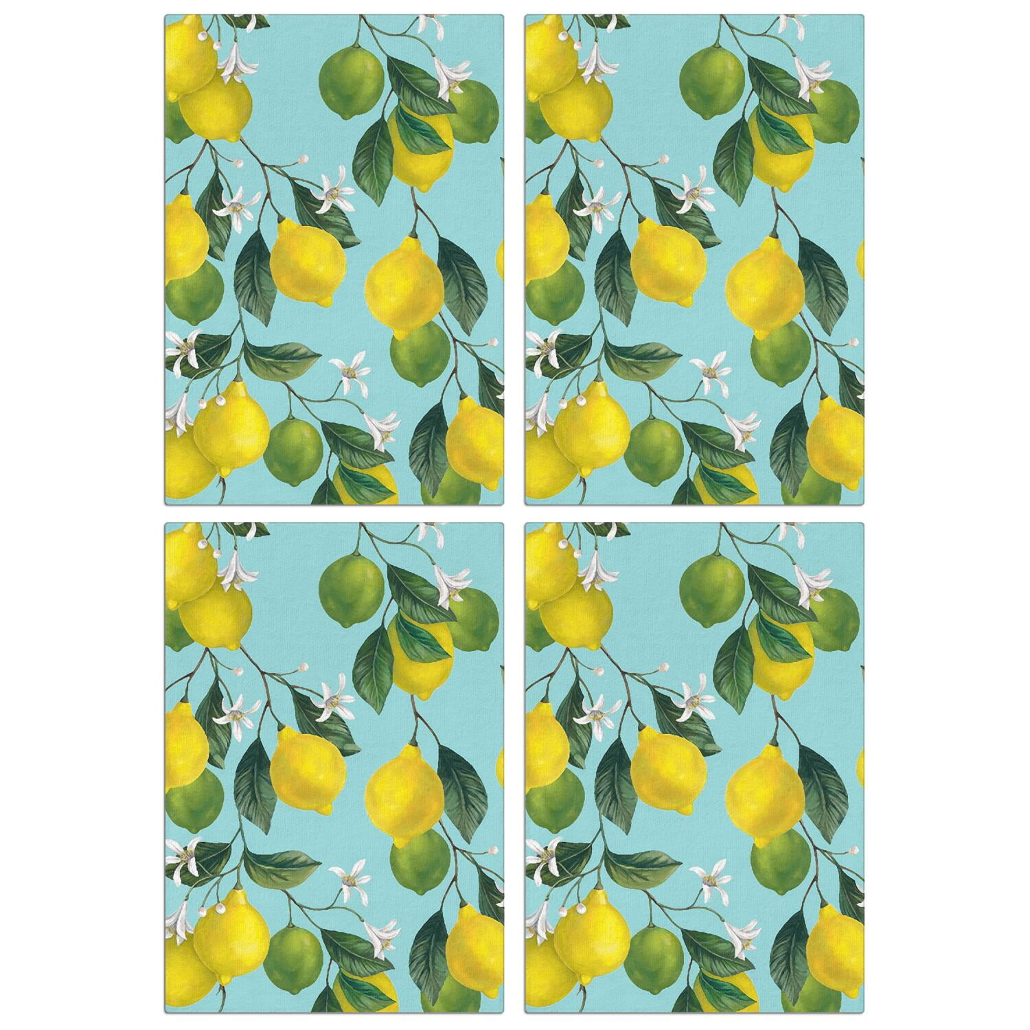 Click here for Vehcimbev Decorative Lemon Kitchen Towels Set Of 4... prices