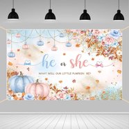 Pumpkin Baby Shower Backdrop for Boys Fall Autumn Little Pumpkin Baby ...