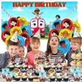 Firebuds Paper Plates Birthday Decorations Party Supplies Tableware ...