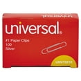 Universal Regular Office Supplies: No.1 Silver Smooth Paper Clips, 12PK ...