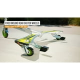 Razor PowerWing DLX Caster Scooter - Silver/Green, 3-Wheeled Drifting ...