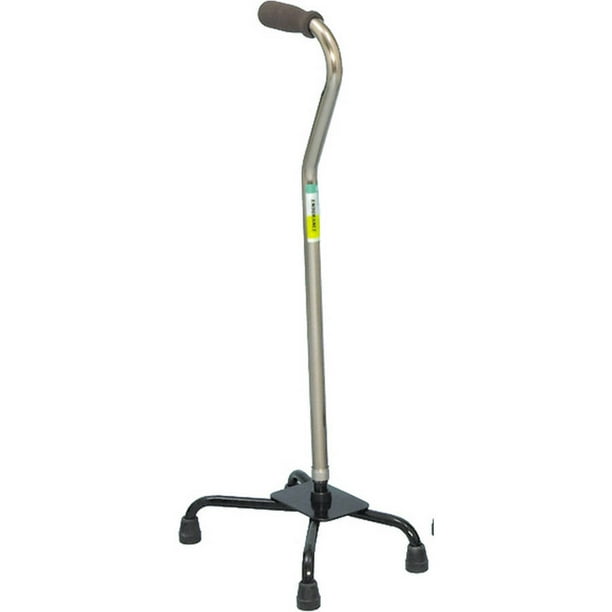 Essential Medical Supply Four Prong Small Base Standing Quad Cane ... Essential Medical Supply Four Prong Small Base Standing Quad Cane ...