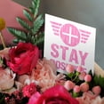 3drose, Keep Thinking Positive with This Design in Pink and White, 6 ...