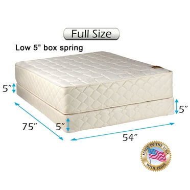 Plasticized Institutional Full Size Mattress & Box Spring Set - Walmart.com