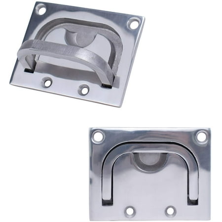 T316 Flush Pull Ring Handles,Hidden Recessed Furniture Handle,Boat Ring ...