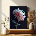 Dahlia Flower Canvas Print Wall Art for Living Room Office Hotel ...