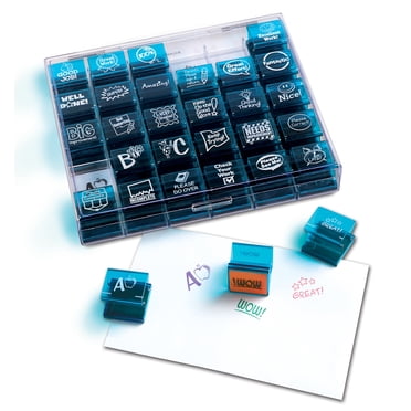 Educational Insights See and Stamp Jumbo Lowercase Alphabet Rubber ...