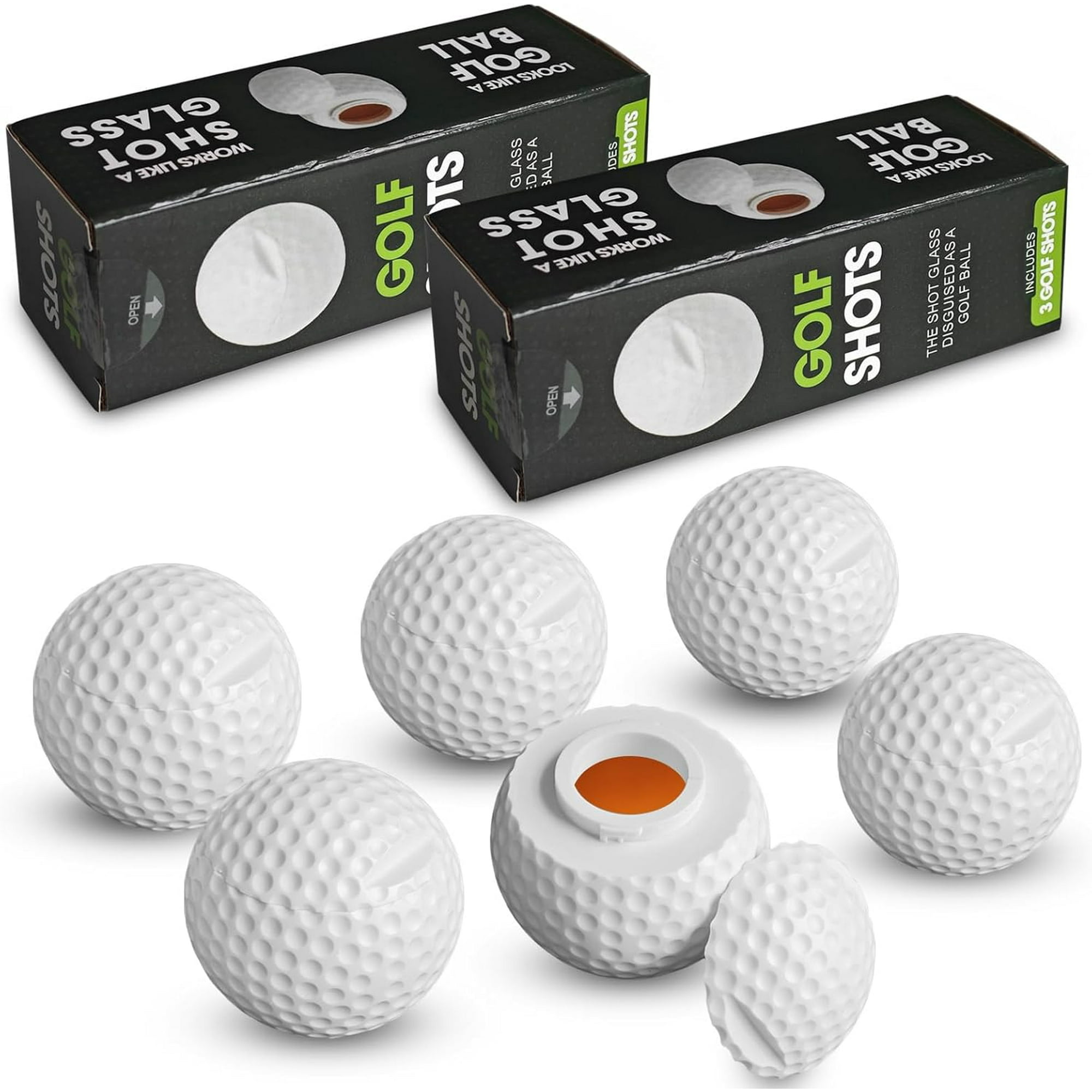 Click here for Salafire 6 Pack Golf Ball Shots  Shot Glass Set Of... prices