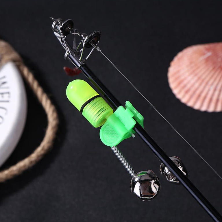 Fishing Rod Bells ITOPFOX LED Light Clips With Twin Bells Ring Fishing ...