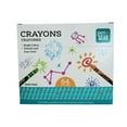 Pen+Gear Classic Crayons, Built in Sharpener, 64 Count, 64 Colored ...