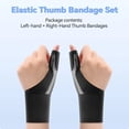 2 Pack Wrist Braces, Carpal Tunnel Support with Wrist Wraps, for Sports ...