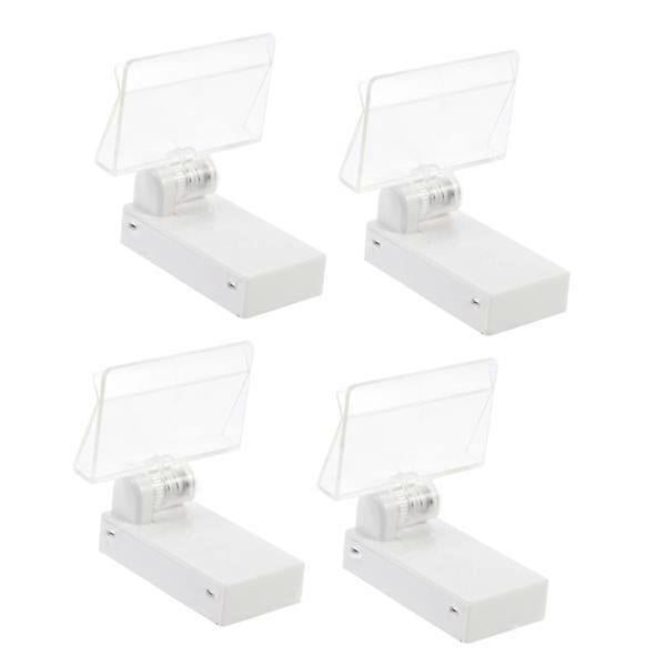 4 pcs Magnetic Plate Clip Price Tags Stand Desk Sign Stand Magnet Clip ...
