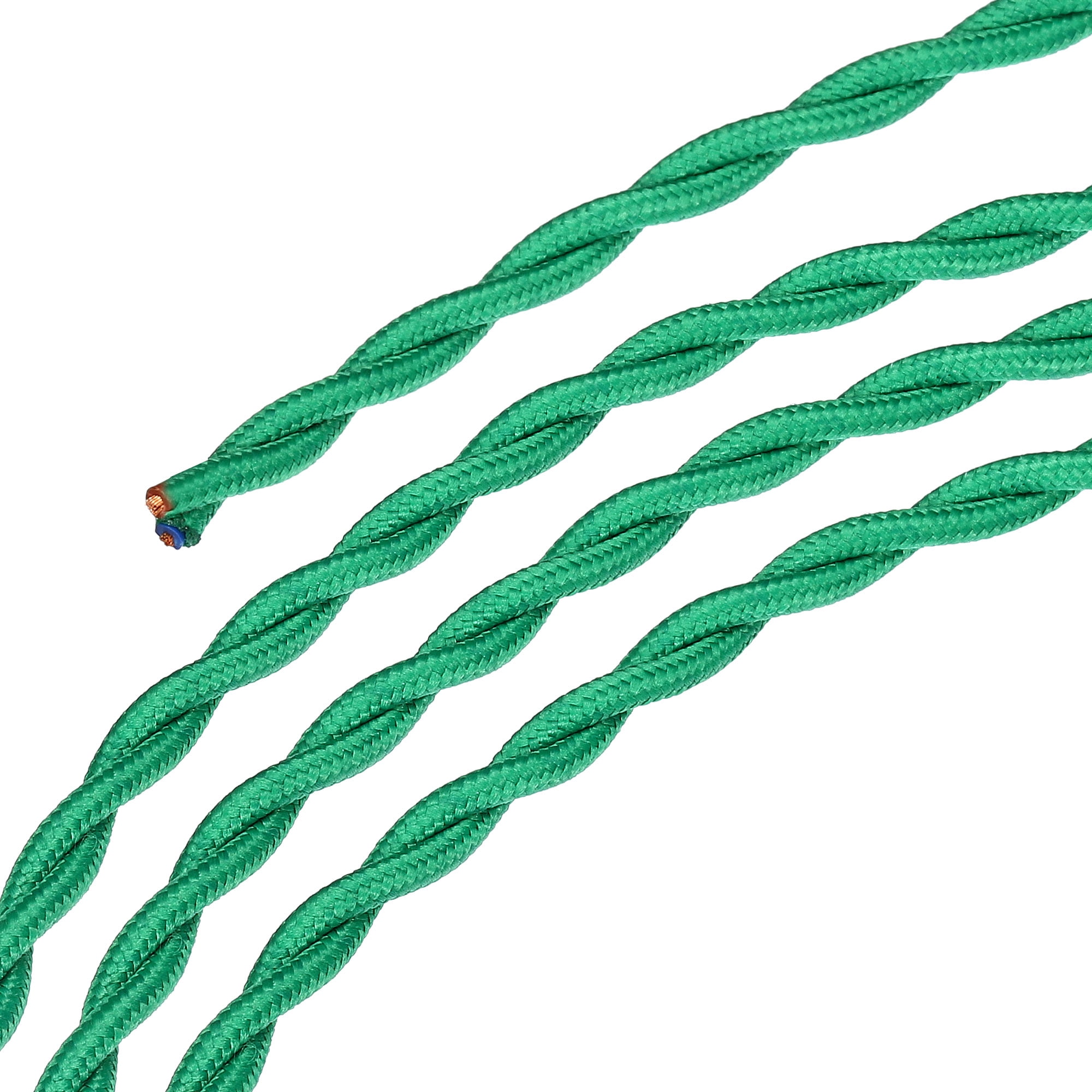 Retorcido Tela Cubierto Cable 2 Núcleo 18AWG 10 m/32,8 Pies, Vintage ...