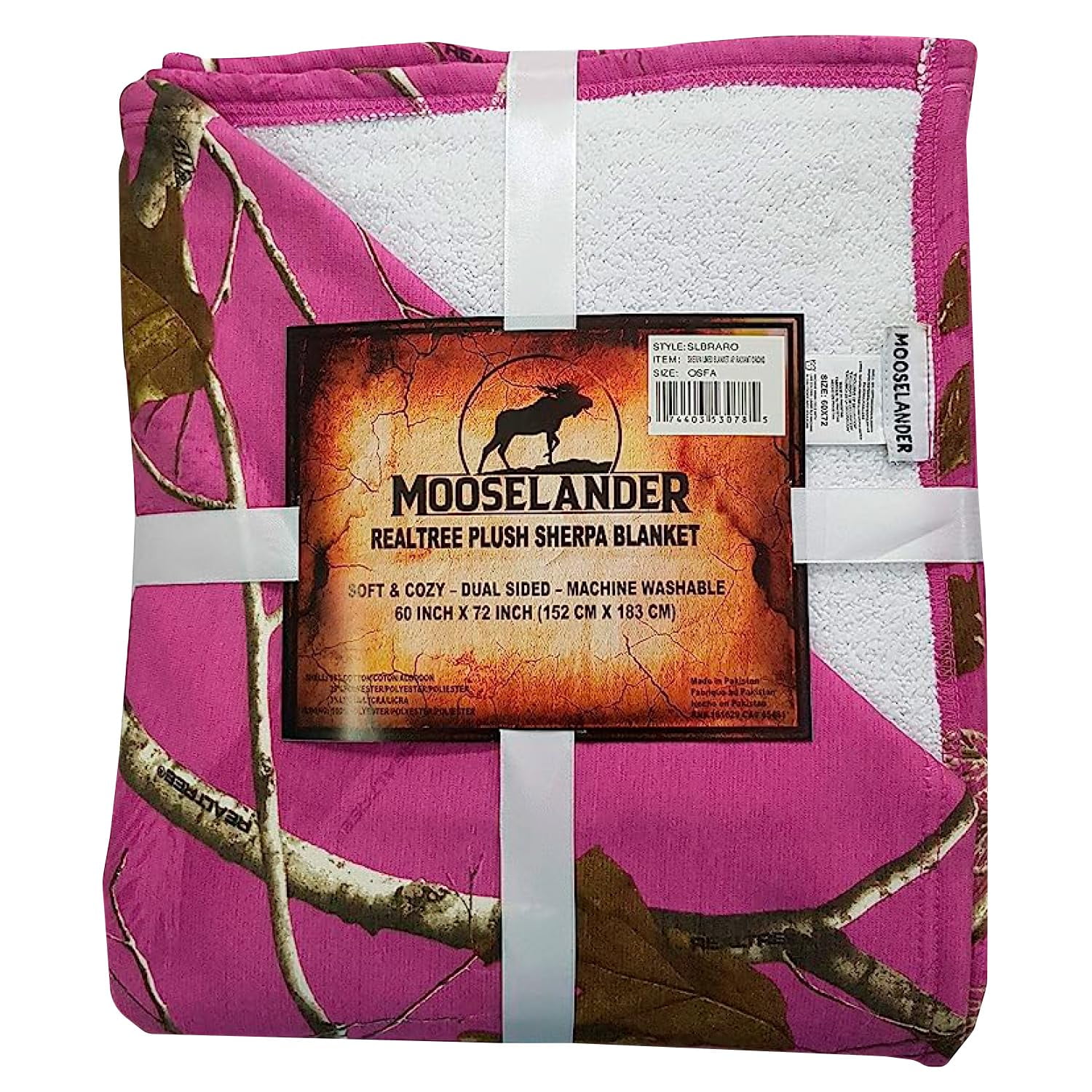 Click here for Mooselander - Reversible Realtree Camo Sherpa Blan... prices