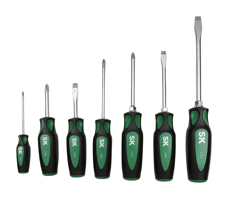 SK Professional Tools Phillips/Slotted Screwdriver Set 7 pc. - Walmart.com