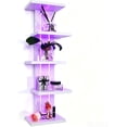 Floating Shelves with Remote Control Light, Tall Wall Mounted Bathroom ...