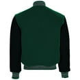 Holloway Sportswear XL Varsity Jacket Myrtle/Black/White 224183 ...
