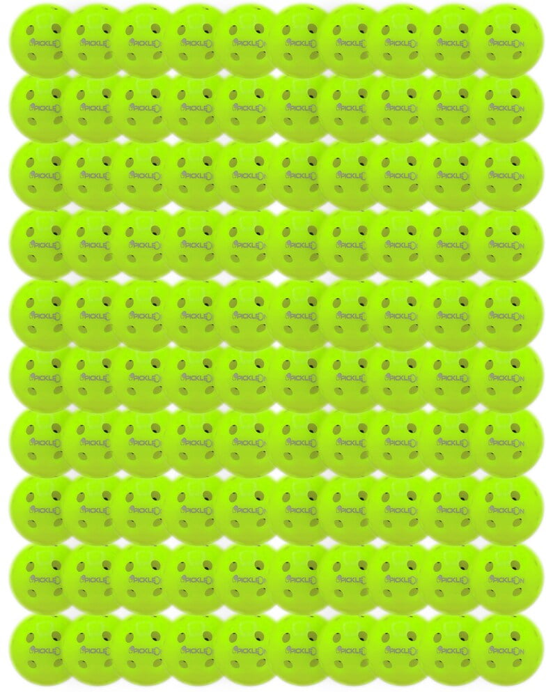 PickleOn - Neon Green - Outdoor Pickleball Balls - 40 holes - USAPA ...