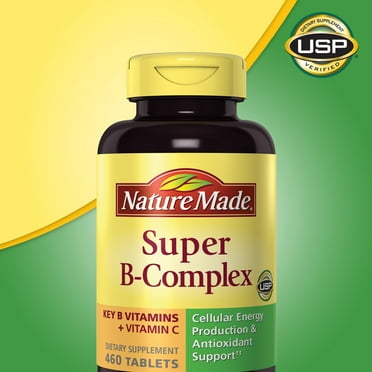 Nature Made Super B-Complex Tablets, 460Ct - Walmart.com