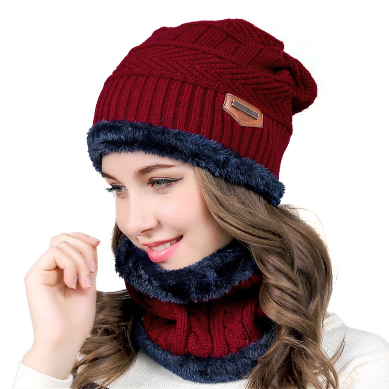 Click here for Ilfioreemio Beanie Hats For Men Women - Black Wint... prices