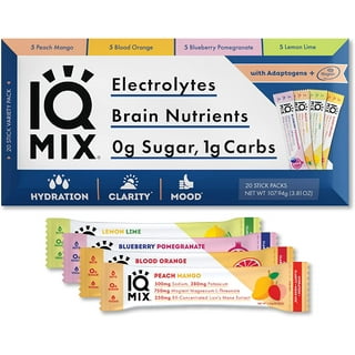 IQMIX Sugar Free Electrolyte Powder Packets - Keto Electrolytes with ...
