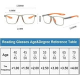 Manly Kicks Reading Glasses Men, ManlyKicks Sports Tr Square Frame ...