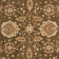 SAFAVIEH Anatolia Venice Traditional Wool Area Rug, Brown/Green, 6' x 9 ...