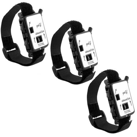 HUSERYT Golf Score Counter, Mini Wrist Golf Scorer Golf Stroke Counter ...